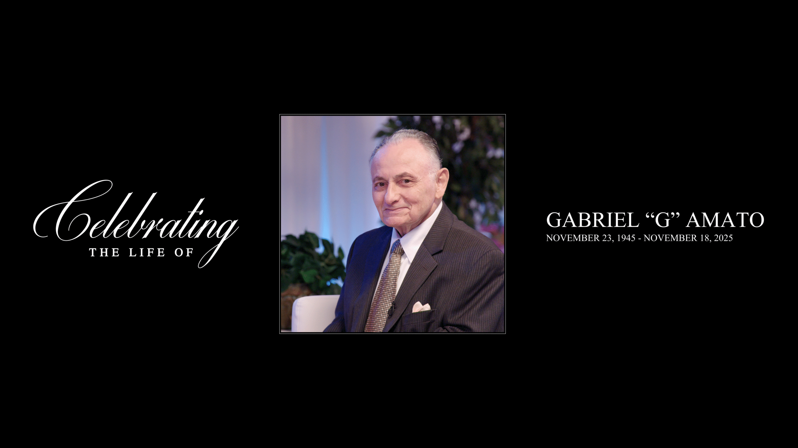 Celebrating the Life of Gabriel “G” Amato - HEI Network